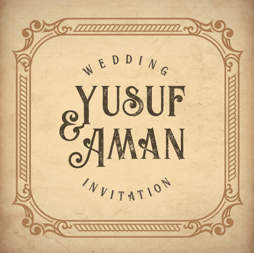 Yusuf & Aman - Wedding Invitation | Jentayu Design Digital