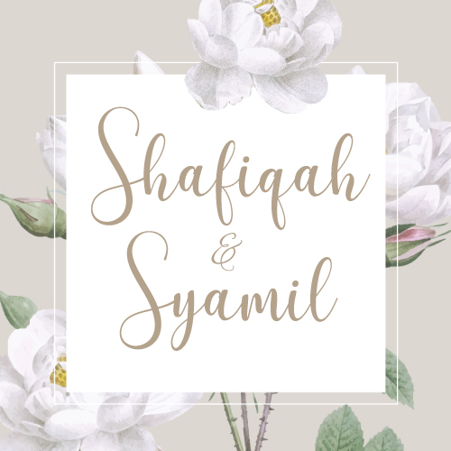 Shafiqah & Syamil - Walimatul Urus | Jentayu Design Digital