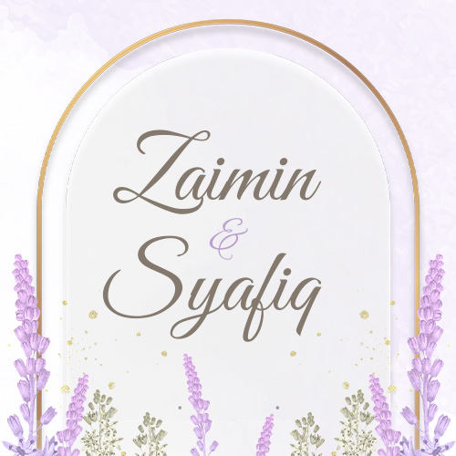 Zaimin & Syafiq - Walimatul Urus | Jentayu Design Digital