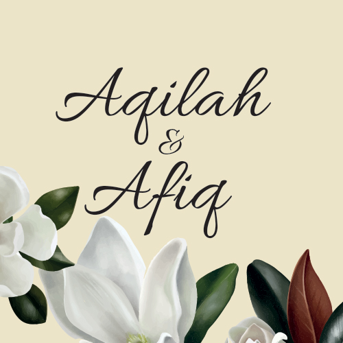 Aqilah & Afiq - Walimatul Urus